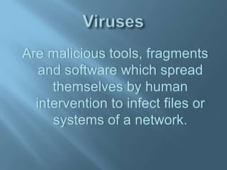 Viruses and internet security | PPTX