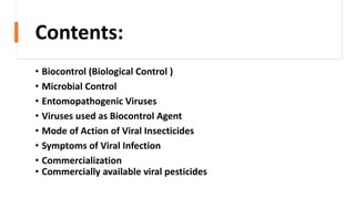 Viruses as biocontrol agents (1) | PPTX