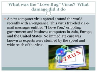 Viruses, Biometrics, Encryption | PPTX