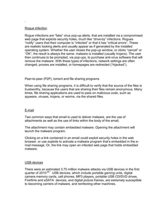 Viruses & Malware: Effects On Enterprise Networks | DOCX