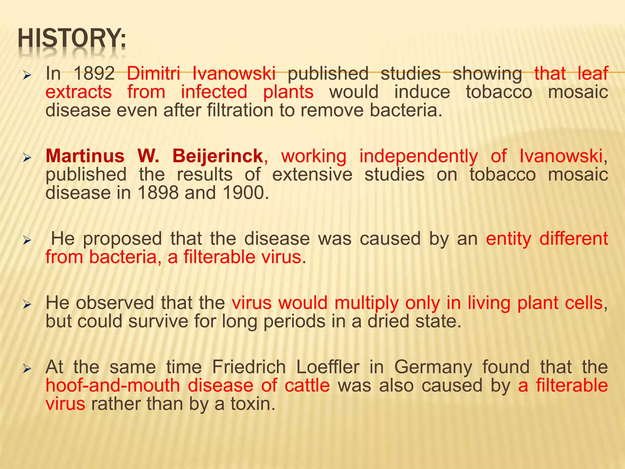 Viruses structure and classification | PPTX