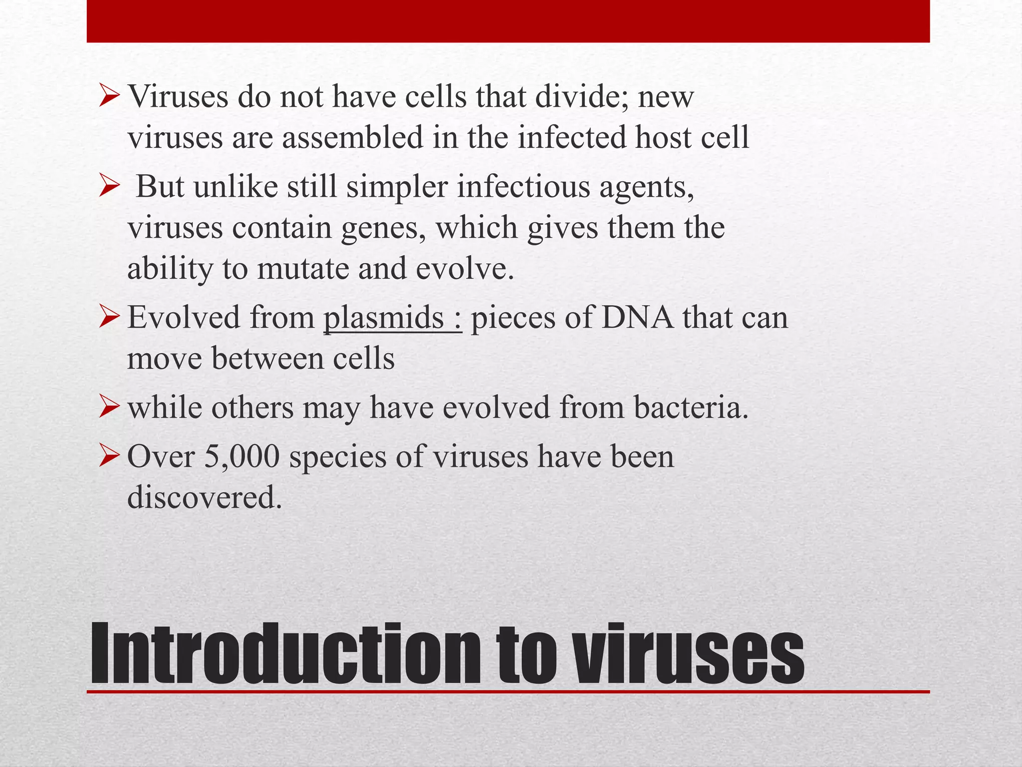 Viruses, structure, classification and characteristics | PPTX