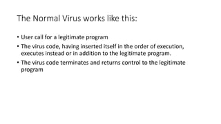 Viruses & worms | PPTX