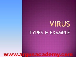 Virus examples | PPSX