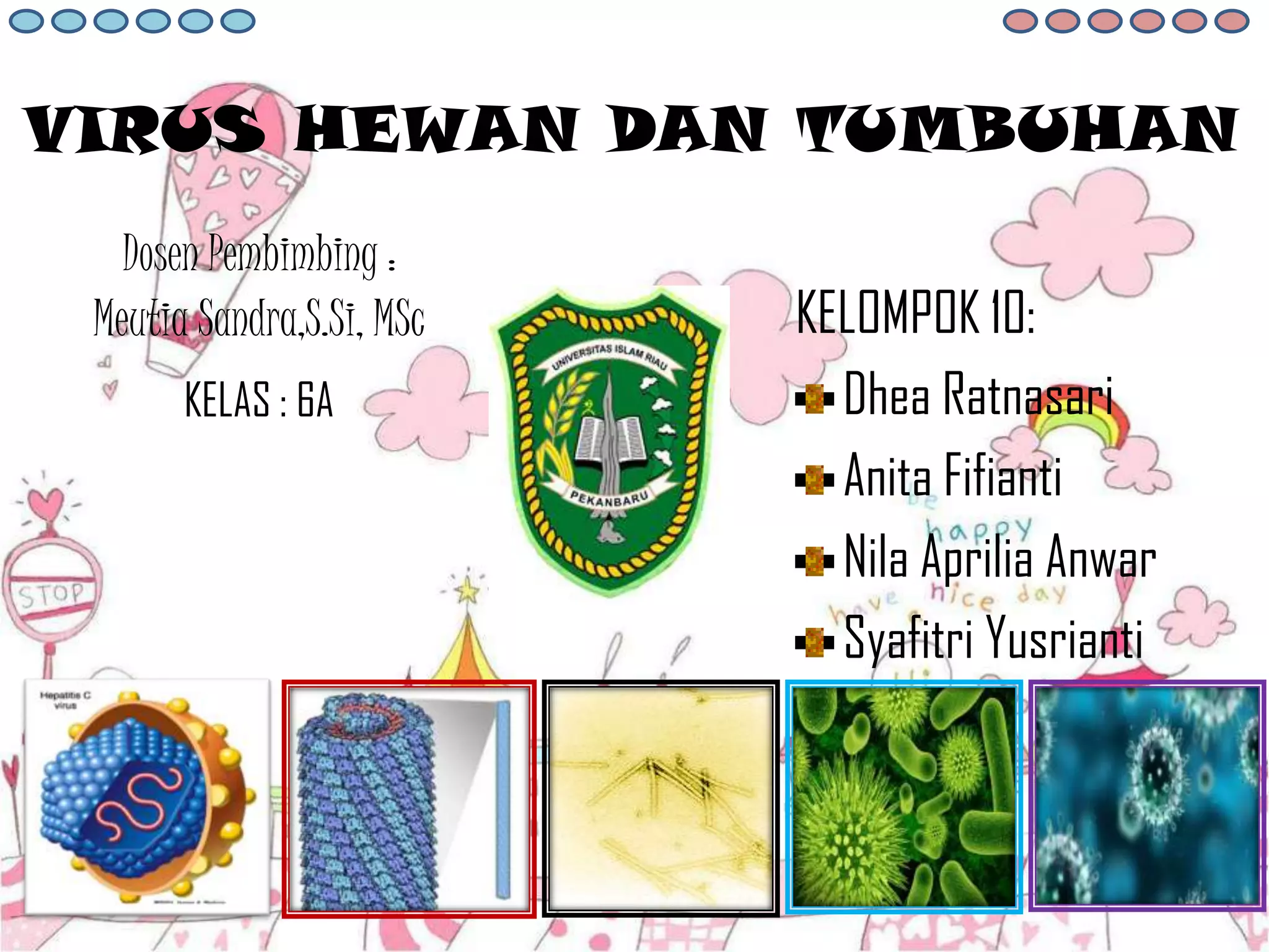 Virus hewan dan tumbuhan | PPTX