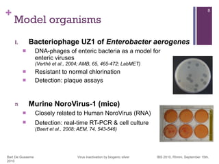 Virus Inactivation By Biogenic Silver | PPT