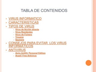 Virus informaticos | PPTX