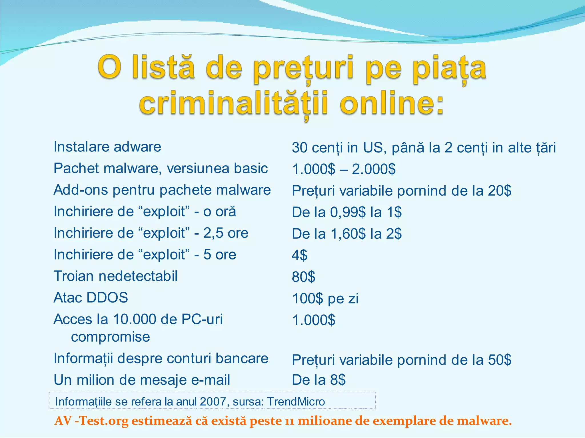 Virusi Spam Malware Tendinte | PDF