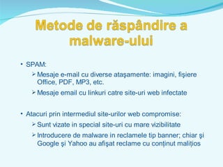 Virusi Spam Malware Tendinte | PDF
