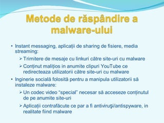 Virusi Spam Malware Tendinte | PDF