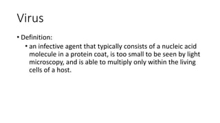 Virus, its types, classification and replication of virus | PPTX