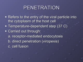 Virus multiplication cycle | PPT