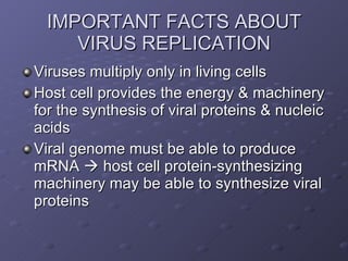 Virus multiplication cycle | PPT