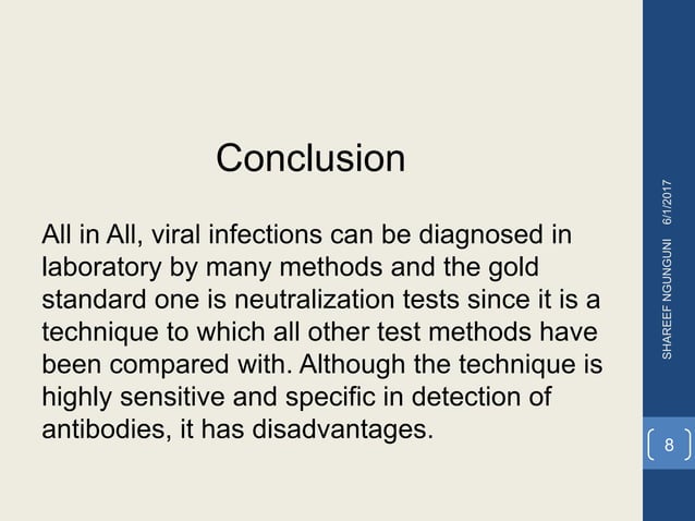Virus neutralization test | PPTX