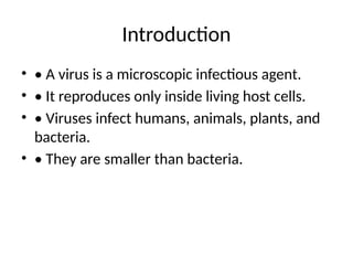 Comprehensive Overview of Viruses: Structure, Types, and Impact on ...