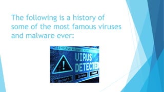 History of Computer Virus | PPTX