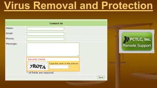 Virus removal and protection | PPTX