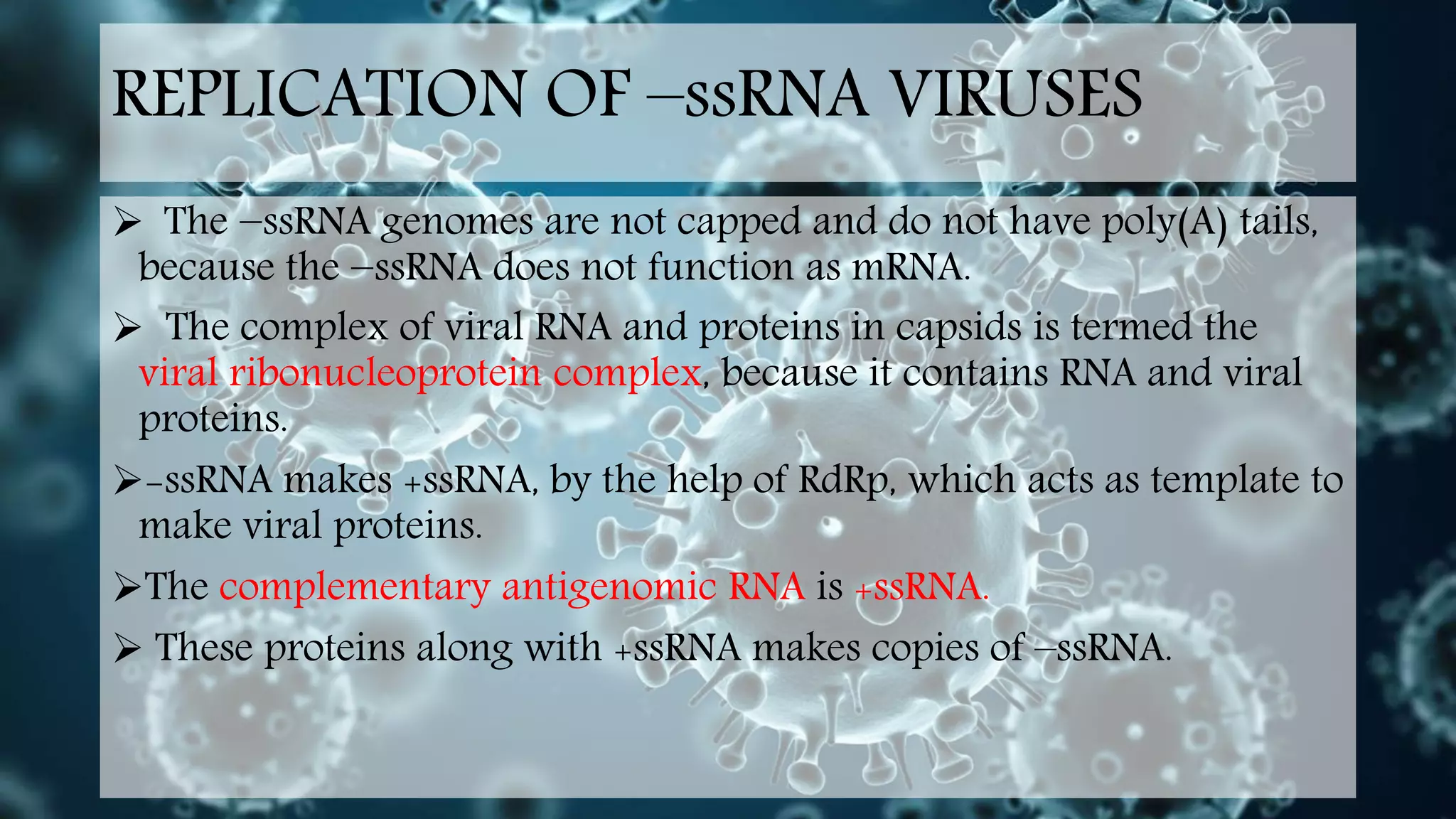 replication of RNA viruses with diagrams | PPTX