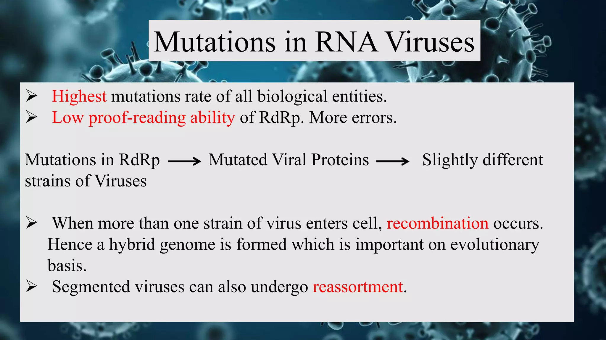 replication of RNA viruses with diagrams | PPTX