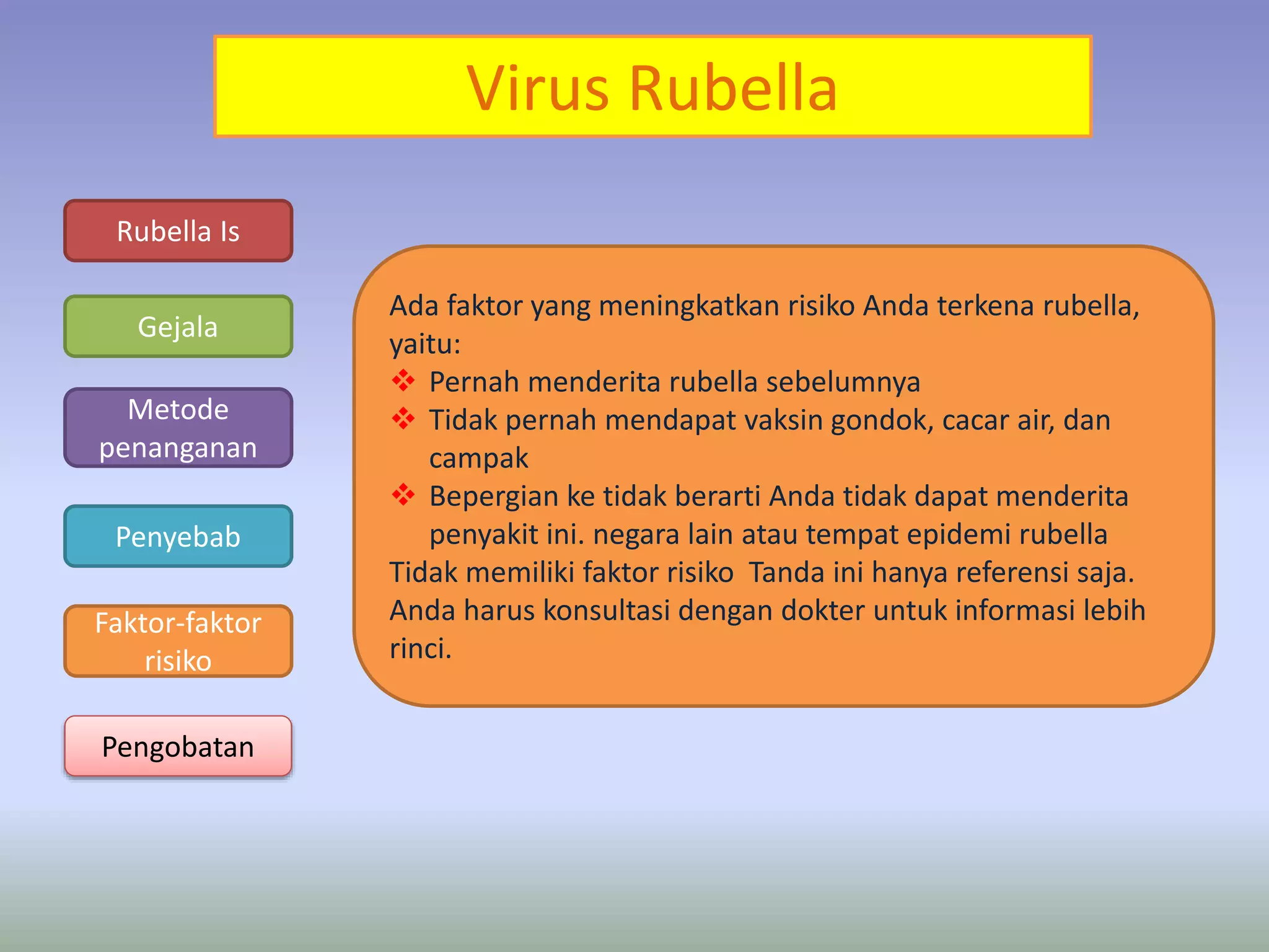Virus rubella | PPTX