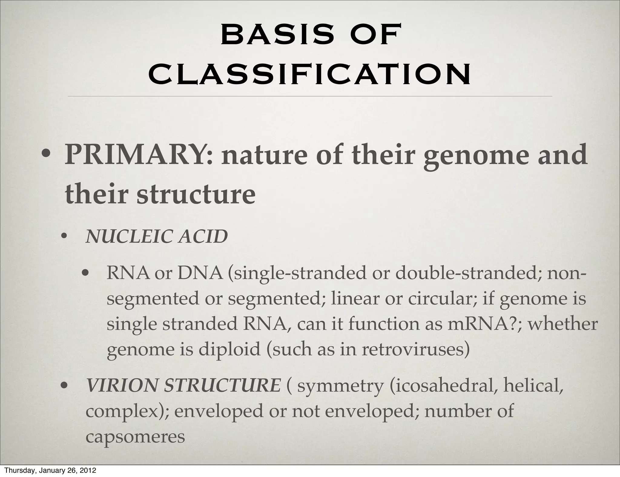 Virus structure: classification: replication | PDF | Genetics | Science