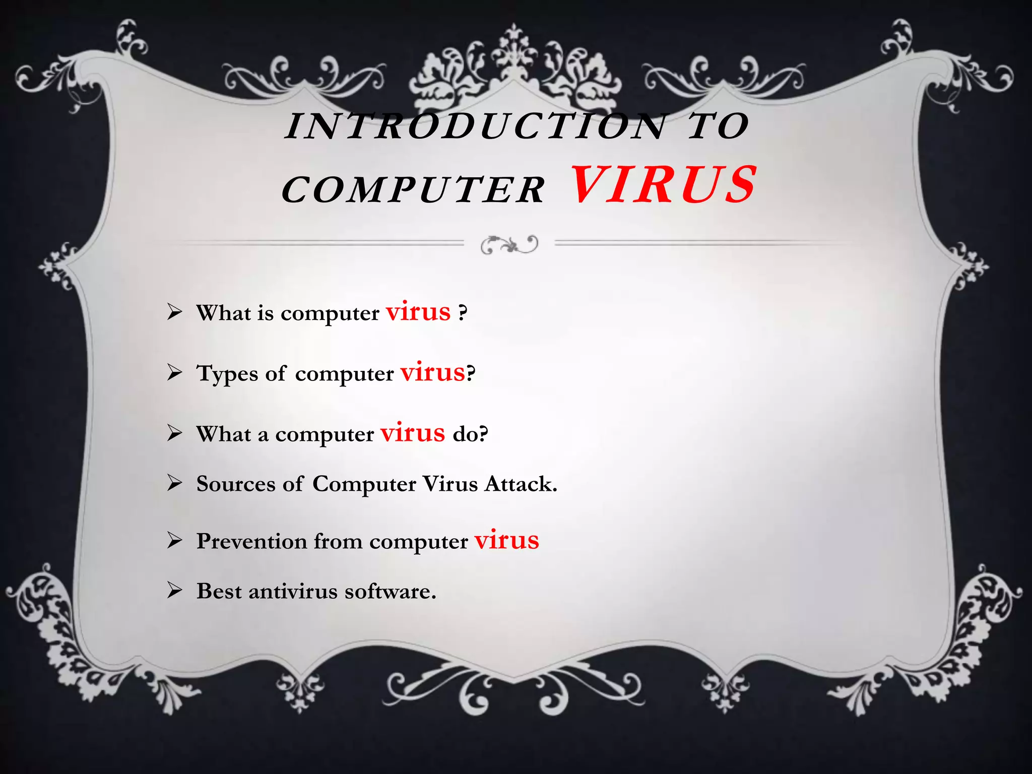 computer Virus | PPT