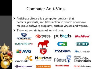 Virus vs anti virus | PPT