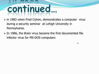 Virus worm trojan | PPTX