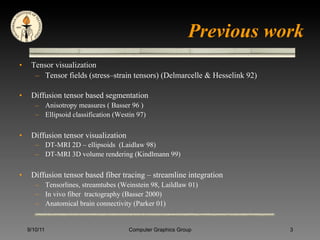 Oriented Tensor Reconstruction. Tracing Neural Pathways from DT-MRI | PDF