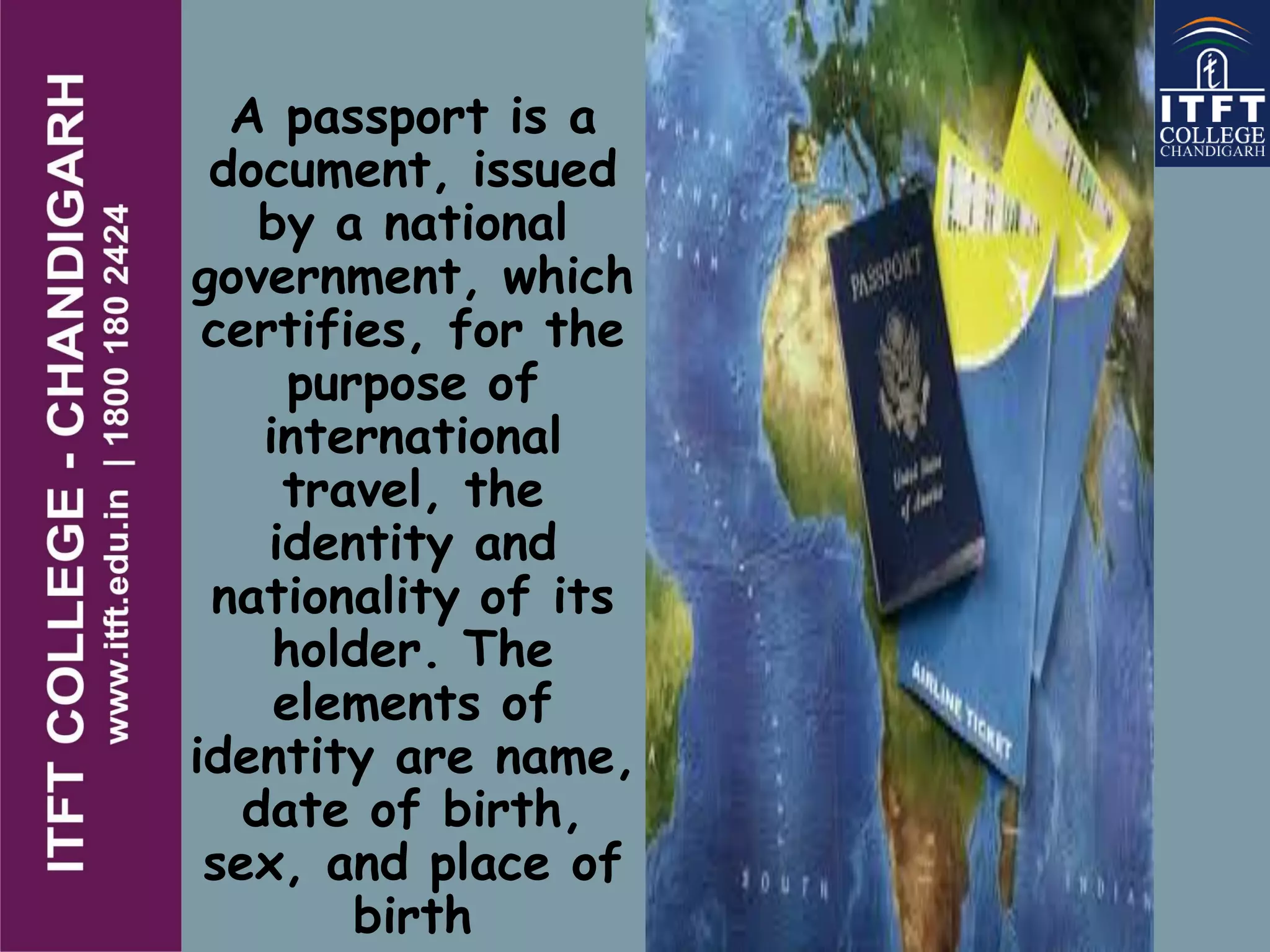ITFT - PASSPORT & VISA | PDF