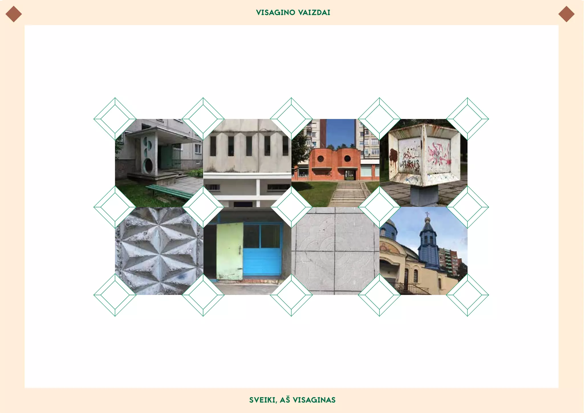 Visual identity for Visaginas: turning architectural elements into a ...