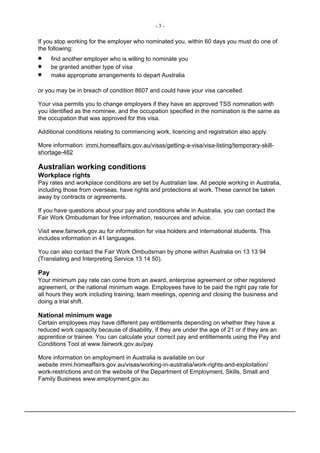 Australia Visa grant letter | PDF