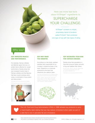 Visalus ViShape Shake Facts | PDF