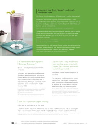 Visalus ViShape Shake Facts | PDF