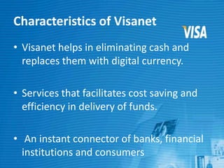 Visa net the power of digital currency | PPTX | Credit Cards | Personal ...