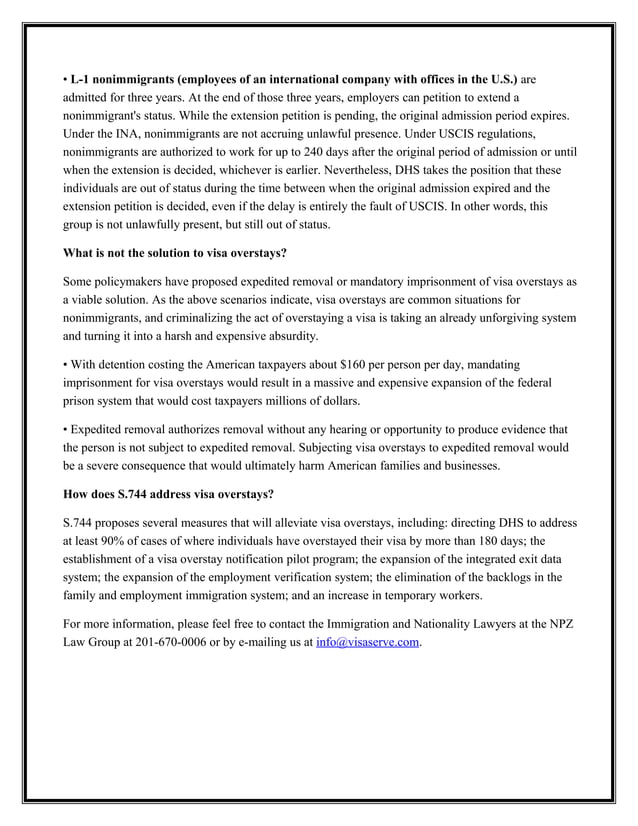 Visa overstays | PDF