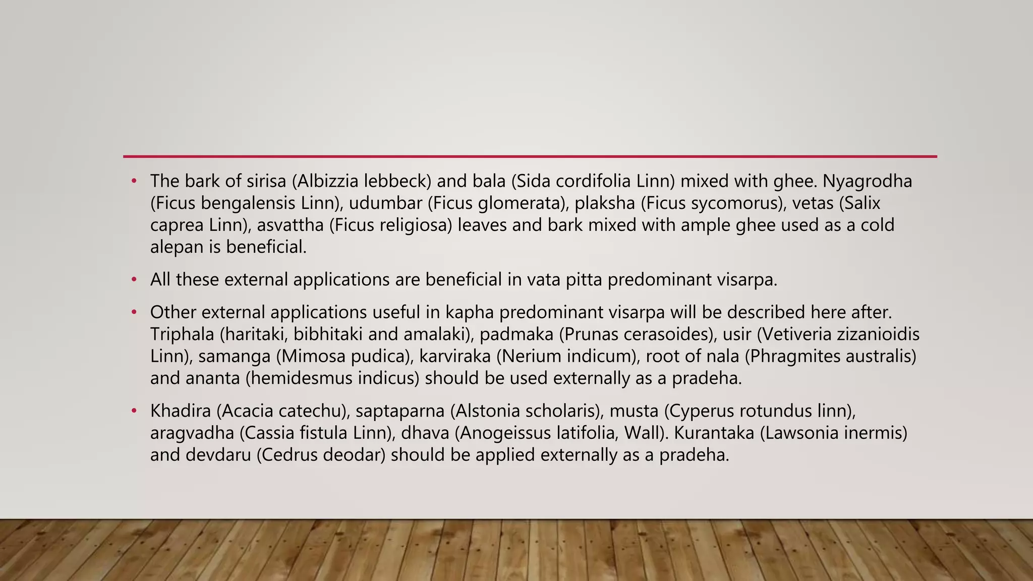 visarpa chikitsa | PPTX | Diseases and Conditions | Medical Health