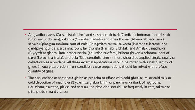 visarpa chikitsa | PPTX | Diseases and Conditions | Medical Health