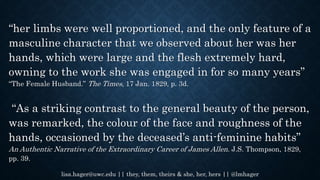 Victorian Trans Phenomena: A Trans-Inclusive Reading of Nineteenth ...