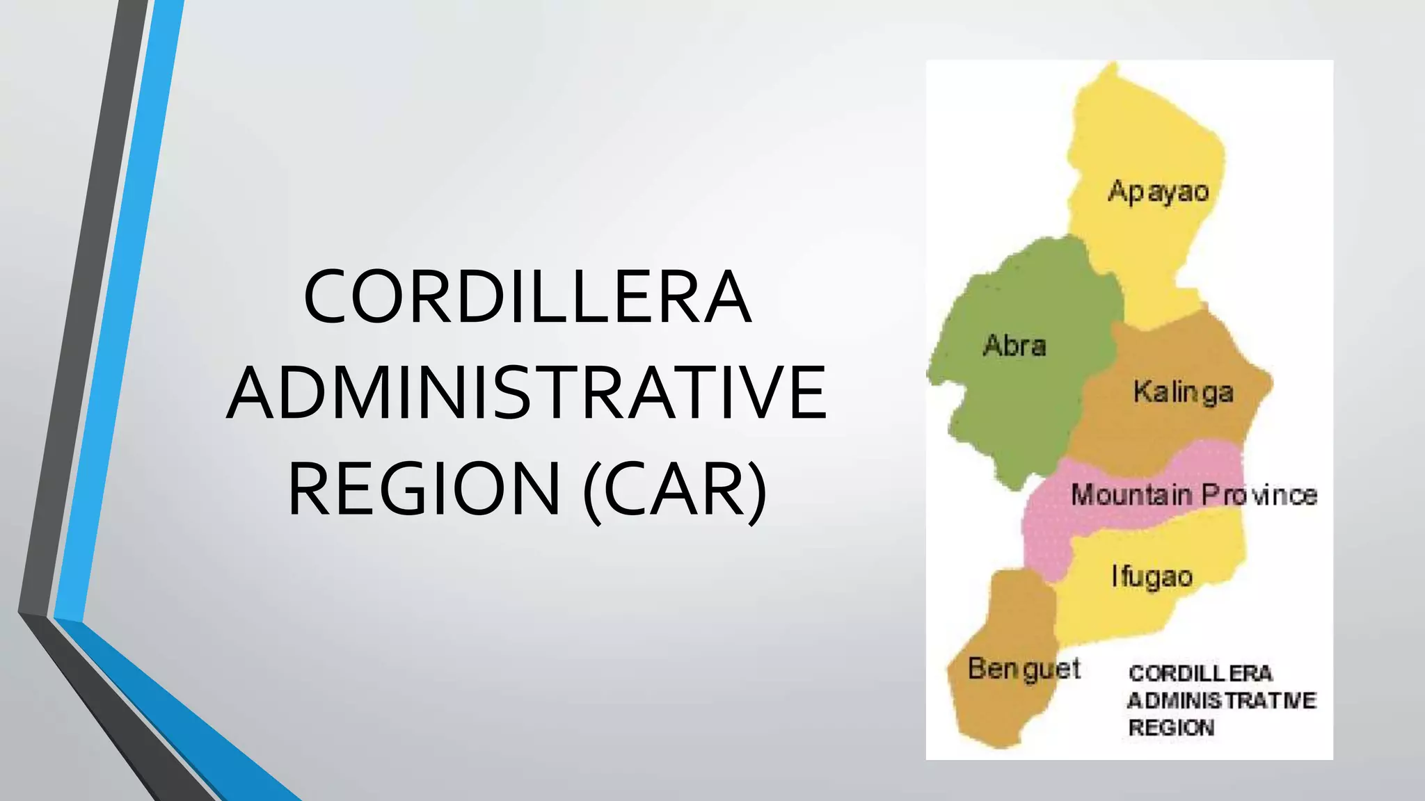 Kultura, Wika, Tradisyon, Turismo at Pista sa mga rehiyon ng Cordillera ...