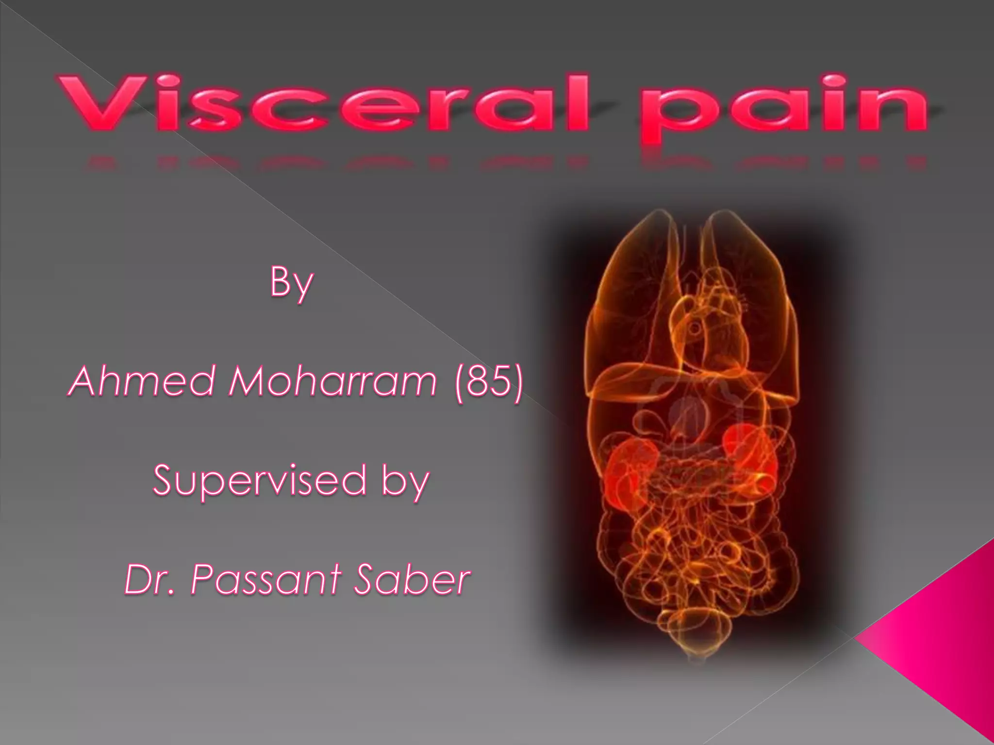 Visceral pain | PPTX