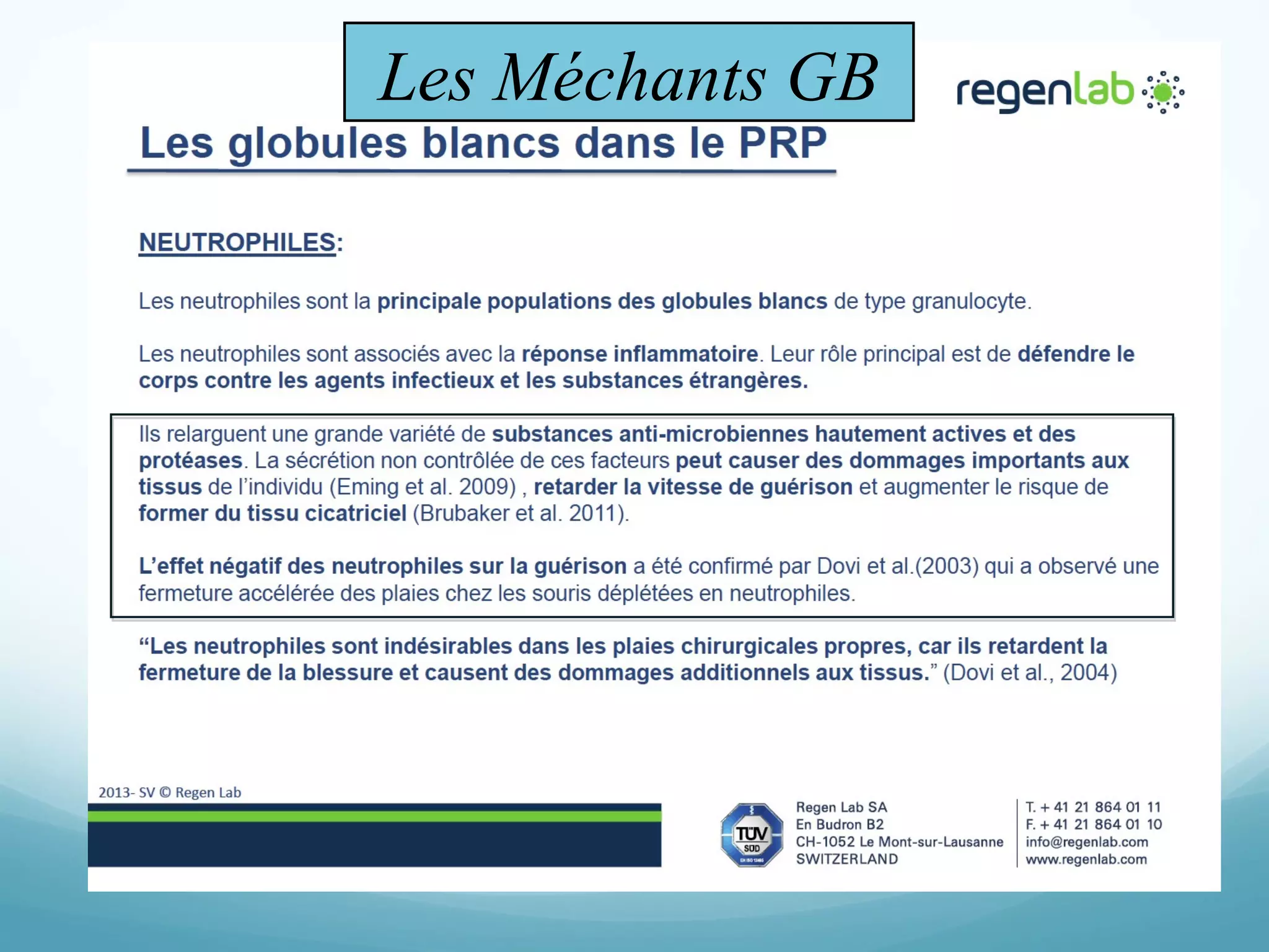 Injections Intra-Articulaires « Single Shot » de Facteurs de Croissance ...