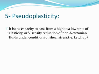 Viscoadaptive substances | PPTX