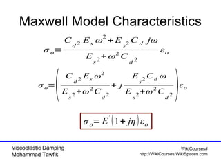 Viscoelastic Damping: Classical Models | PDF