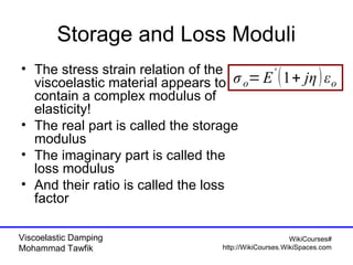 Viscoelastic Damping: Classical Models | PDF