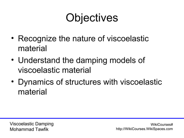 Viscoelastic Damping: Classical Models | PDF
