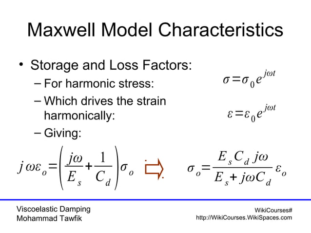 Viscoelastic Damping: Classical Models | PDF