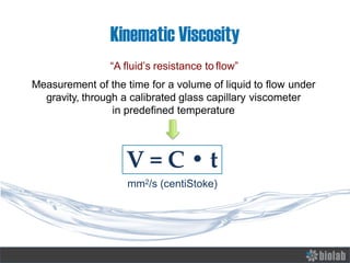 Viscol 10 presentation Fully Automatic Kinematic Viscometer | PDF