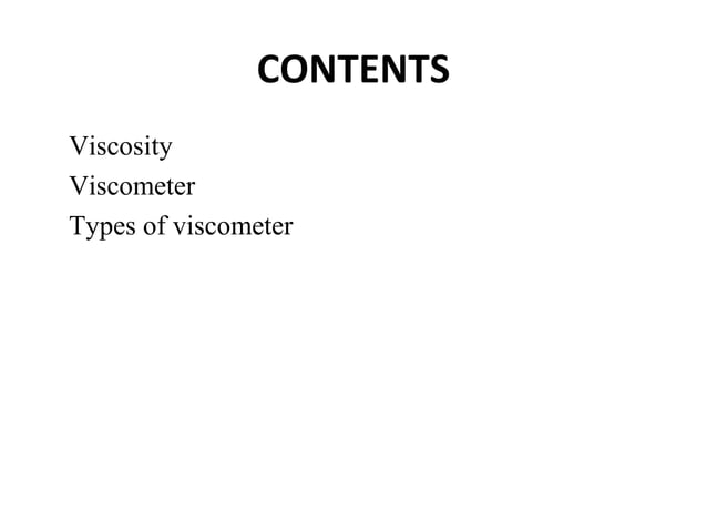 Viscometer | PPT