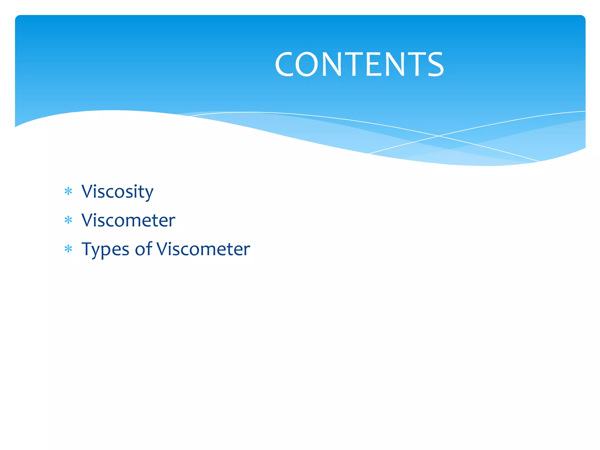 Viscometer slide | PDF
